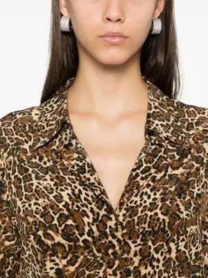 Isabel Marant Teysa Leopard Print Shirt