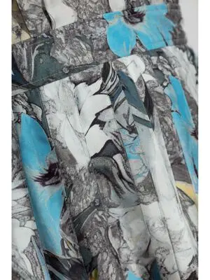 Tory Burch Printed Pleated Midi Dress