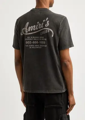 Amiri Cinema Printed Cotton T-shirt