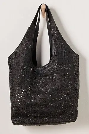 CHRISTIANSEN Studded Tote Bag - Black