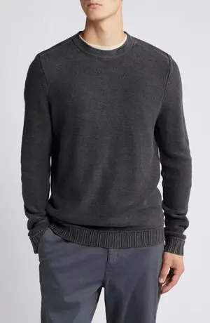 Treasure & Bond Reverse Jersey Roll Neck Sweater - Black Caviar
