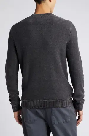 Treasure & Bond Reverse Jersey Roll Neck Sweater - Black Caviar