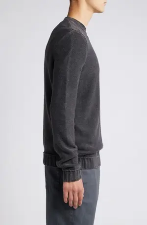 Treasure & Bond Reverse Jersey Roll Neck Sweater - Black Caviar