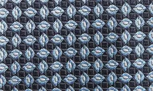 Zegna Cinque Pieghe Geo Jacquard Silk Tie