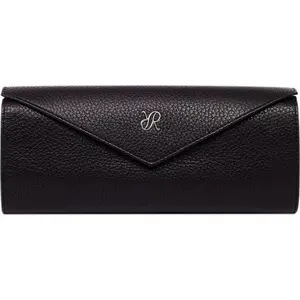 RAPPORT LONDON Tuxedo Leather Jewellery Roll - Black