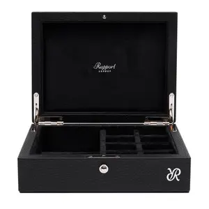RAPPORT LONDON Tuxedo Cufflink Box - Black