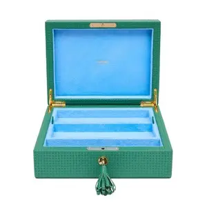 RAPPORT LONDON Rapport London Aura Large Jewellery Box Green