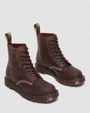 Dr. Martens 1460 Made In England Leather Boots - Brown