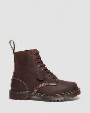 Dr. Martens 1460 Made In England Leather Boots - Brown