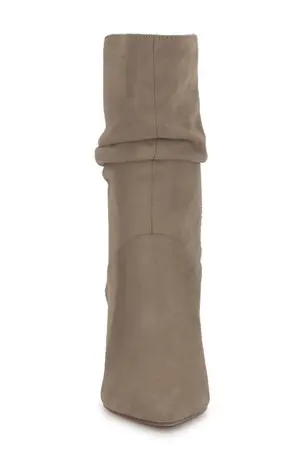 Jessica Simpson Elisti Pointed Toe Slouch Bootie - Light Grey