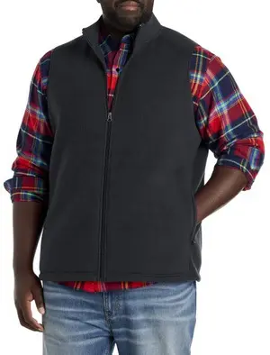 HARBOR BAY BY DXL Polar Fleece Vest