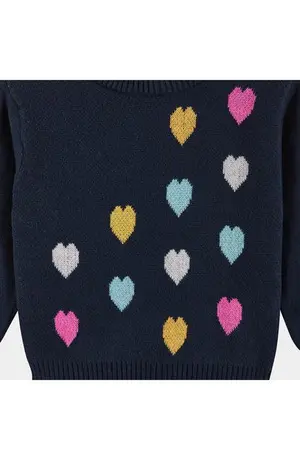 Andy & Evan Intarsia Heart Sweater And Leggings Set