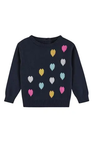 Andy & Evan Intarsia Heart Sweater And Leggings Set