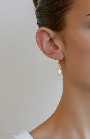 Anzie Jac + Jo Aurora Freshwater Pearl Drop Earrings