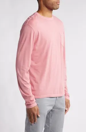 Johnnie-o Brennan 2.0 Long Sleeve Pocket T-shirt - Bandana