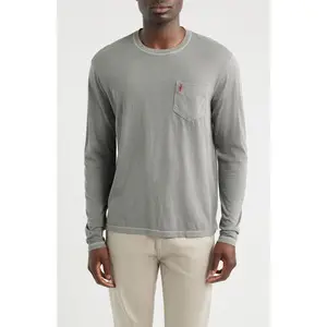 Johnnie-o Brennan 2.0 Long Sleeve Pocket T-shirt - Washed Black