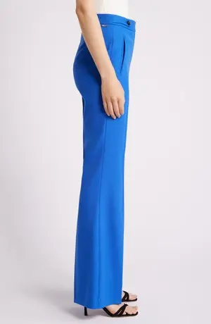 BOSS Talia Wool-blend Flare Pants