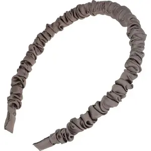L. Erickson L. Erickson Sina Ruched Headband Cocoa
