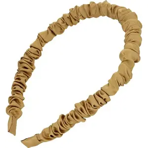L. Erickson L. Erickson Sina Ruched Headband Gold