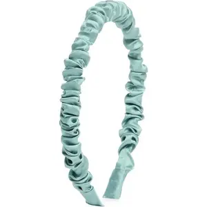 L. Erickson Sina Ruched Headband - Sea Foam