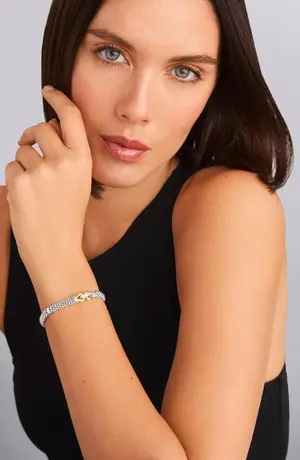 Lagos Derby Diamond Rope Bracelet - Two-tone