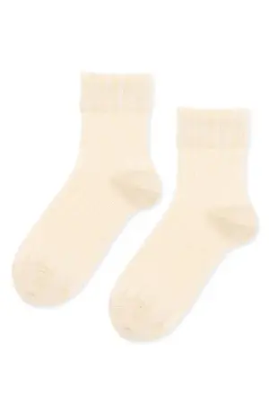 Hansel From Basel Mykonos Stripe Crew Socks - Tan