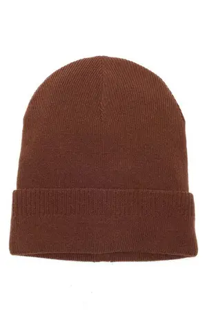 Rag & Bone Max Wool-Blend Beanie Chocolate Brown