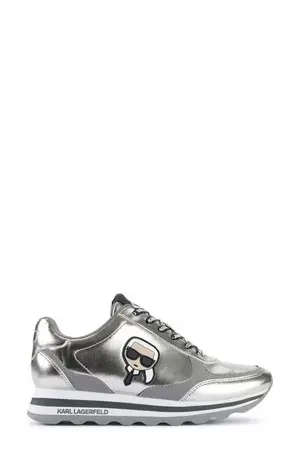 Karl Lagerfeld Paris Meade Metallic Sneakers