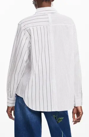 Desigual Yokohama Mixed Stripe Shirt