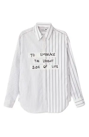 Desigual Yokohama Mixed Stripe Shirt
