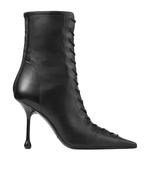 JIMMY CHOO Scarlett 95 Leather Boots