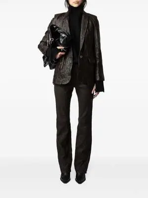 Zadig&Voltaire Verys Froisse Leather Jacket