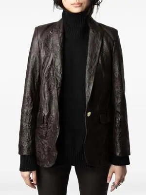Zadig&Voltaire Verys Froisse Leather Jacket