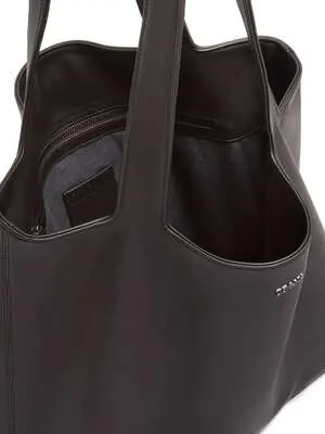 Zegna Secondskin Leather Tote Bag