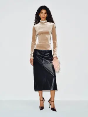 REFORMATION Nell Knit Top - Ivory