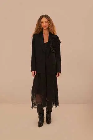 Farm Rio Flowered Blazer