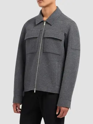 Moose Knuckles Jacque Wool-cashmere-silk Jacket
