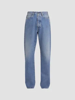 MAISON MARGIELA Denim Five-pocket Straight-leg Jeans - Medium Blue