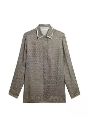 GOLDEN GOOSE Floral-print Shirt - Grey