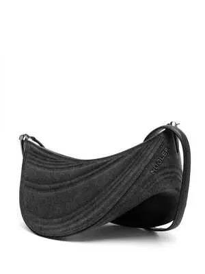 MUGLER Spiral Curve Shoulder Bag