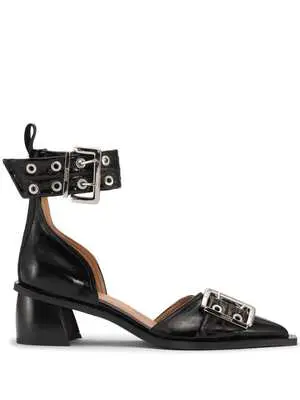 Ganni Block Heel Pumps