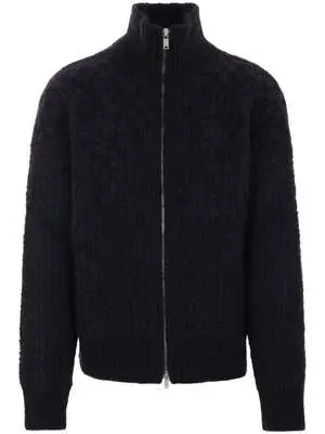 JIL SANDER Basket Weave-knit Cardigan