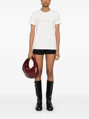 ERMANNO FIRENZE Logo-embroidered T-shirt