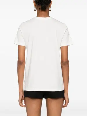 ERMANNO FIRENZE Logo-embroidered T-shirt