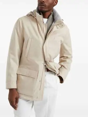 Brunello Cucinelli Hooded Cashmere Jacket