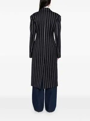 Giuseppe Di Morabito Striped Double-breasted Coat