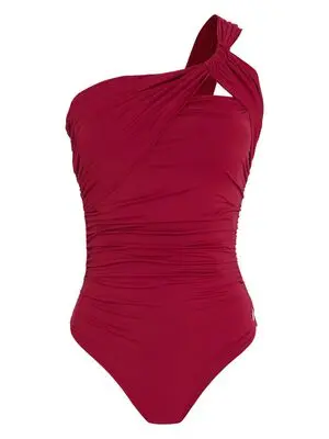 BRIGITTE Draped Swimsuit - Red