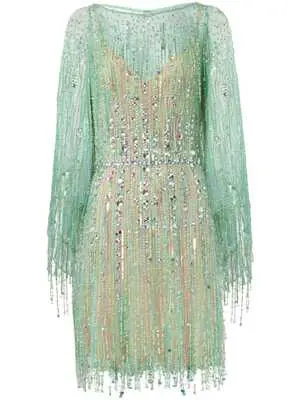Jenny Packham Dazzle Embellished Mini Dress