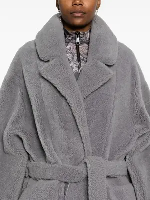MANOKHI Myah Shearling Coat - Grey