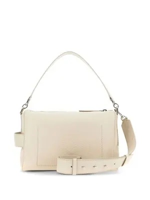 Hogan Script Bauletto Leather Shoulder Bag